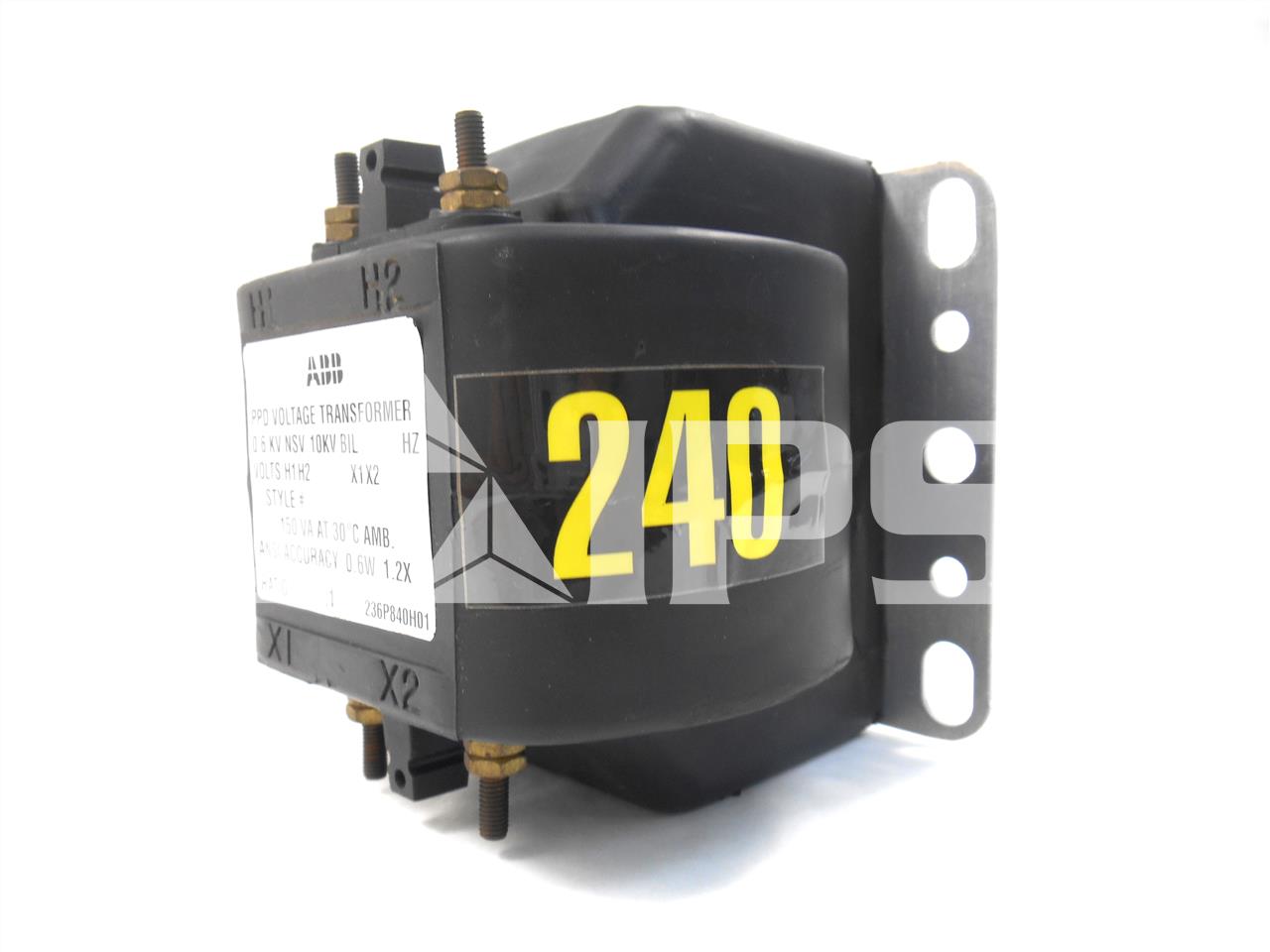 ABB 2:1 Ppd Potential Transformer 240:120, 10 KV Bil, 150v Amps For ...