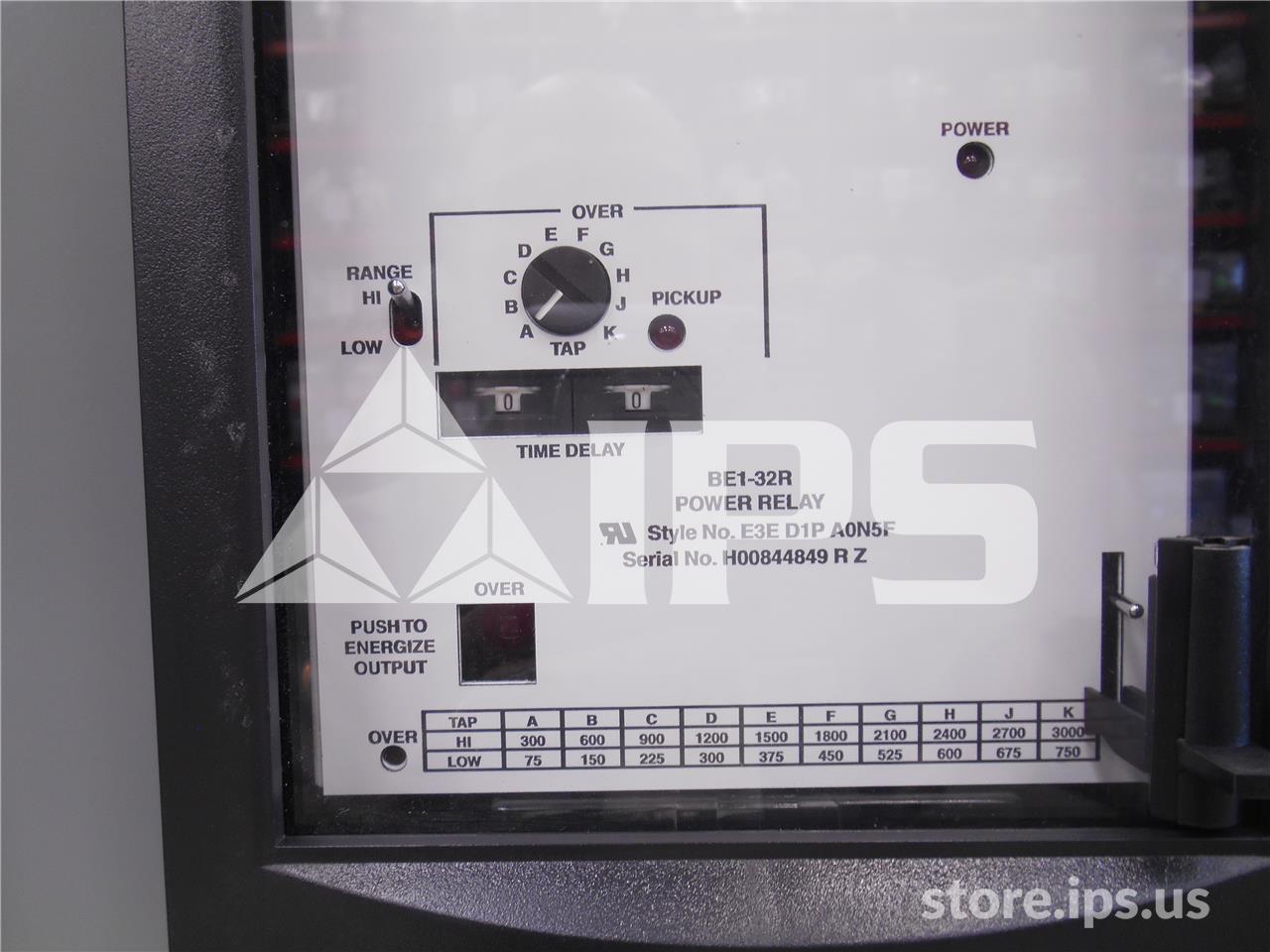 Basler Be1-32r Power Relay Solid State Unused Surplus 120 Volts AC For ...