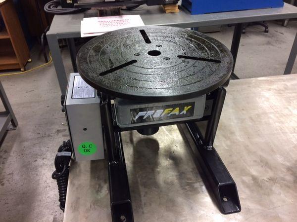 250 lb. Profax #WP-250, benchtop welding positioner, 13-3/4" table ...