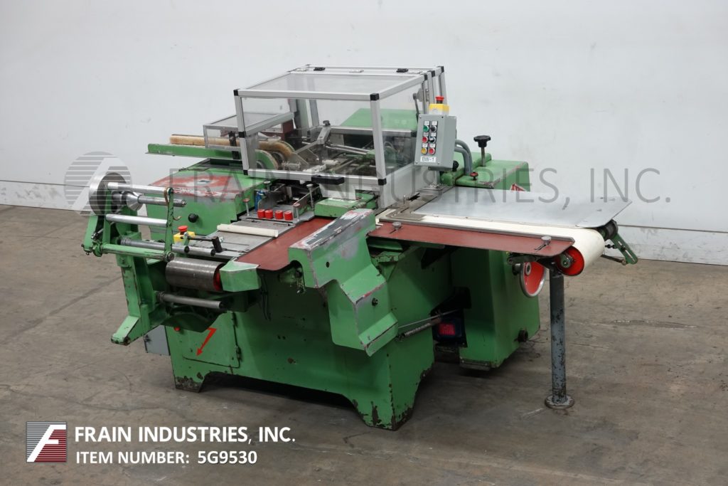 Ulma, chocolate foil and paper bar wrapping machine, control panel has ...