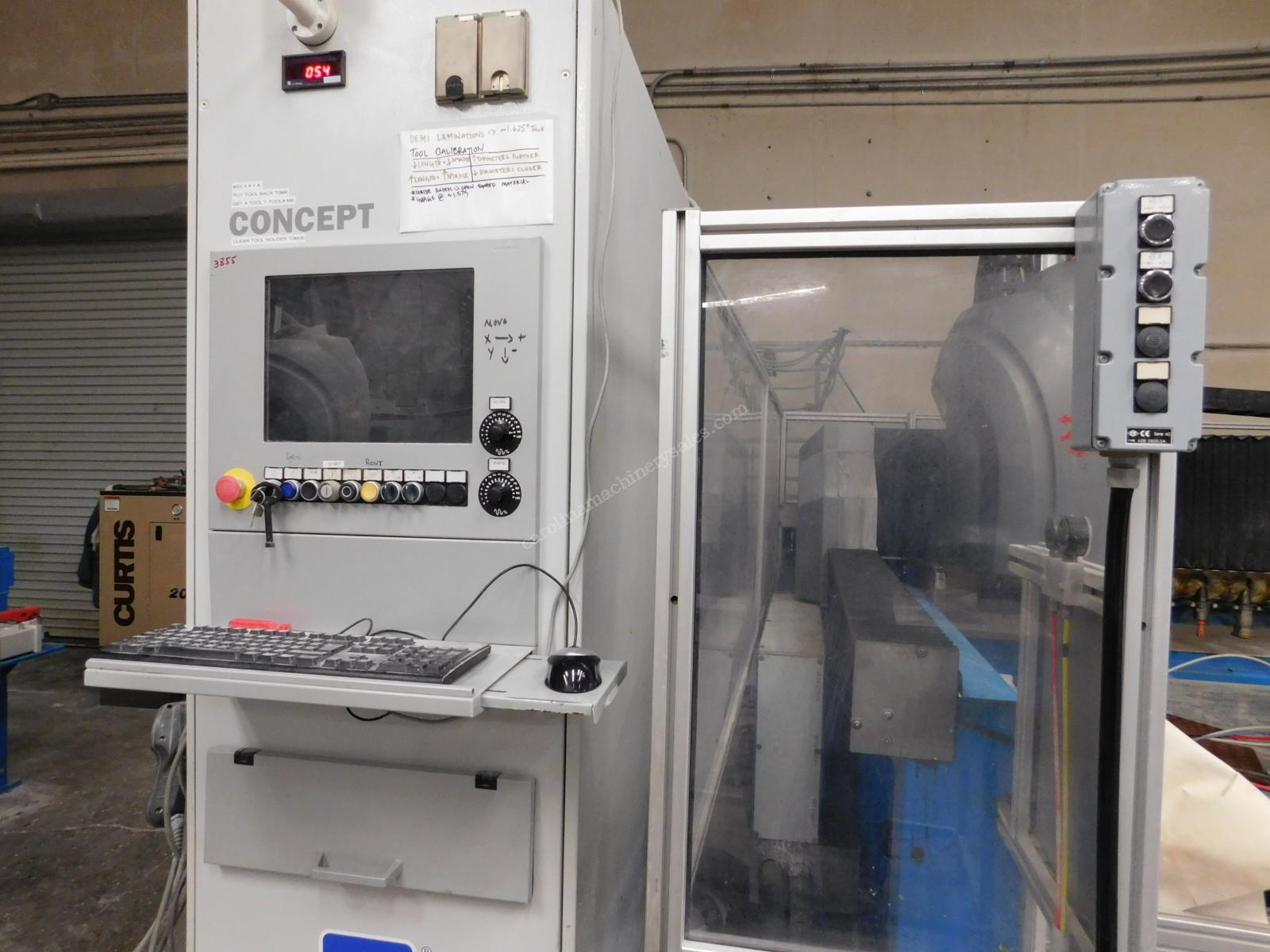 Cms #Concept-2.1 CNC, automatic tilting head, telescoping spindle ...