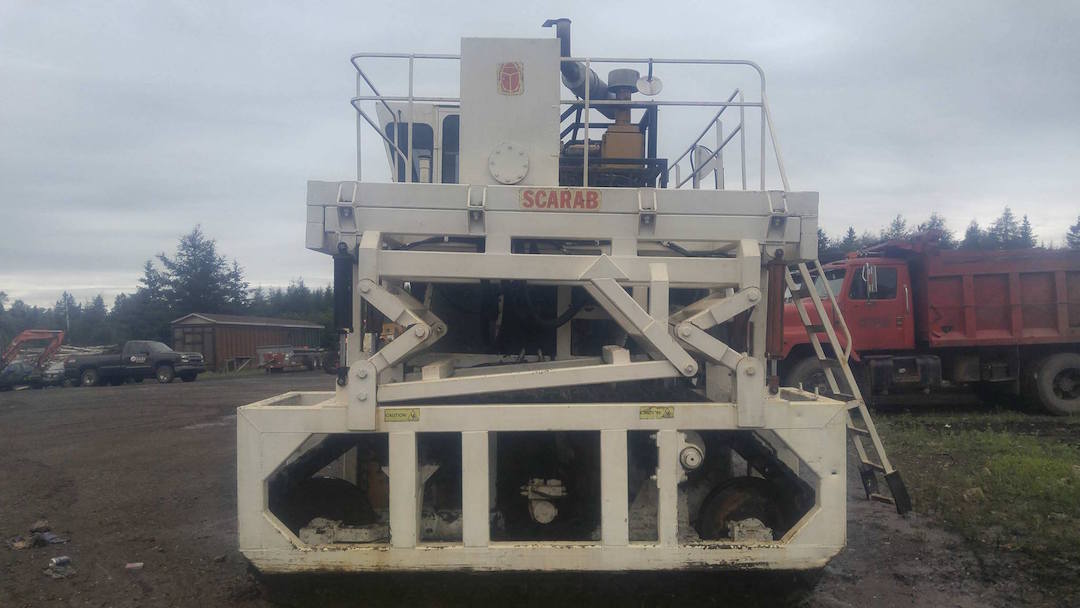 Scarab #18HYD-360-D4, 18' Compost Windrow Turner, 60 HP CAT Diesel ...