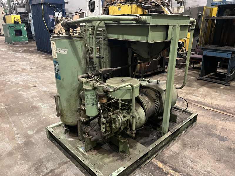 250 cfm, 100/110 psig, Sullair #LS-12-50L-ACAC, 50 HP, air cooled, 1995 ...