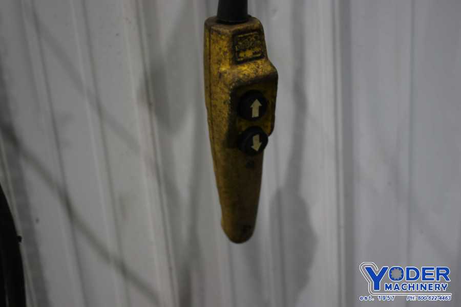 .2 Ton, Budgit #113450-20, chain hoist, 10' lift, 32 FPM, 1/2 HP ...