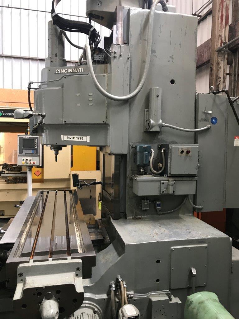Cincinnati Milacron #Vercipower-425-20, vertical mill, 20" x96.5" table ...