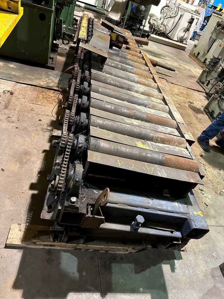 72" x 20' Automatic Feed Cut-To-Length Line Stacker, for 0.375" thick ...