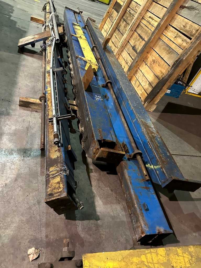 72" x 20' Automatic Feed Cut-To-Length Line Stacker, for 0.375" thick ...