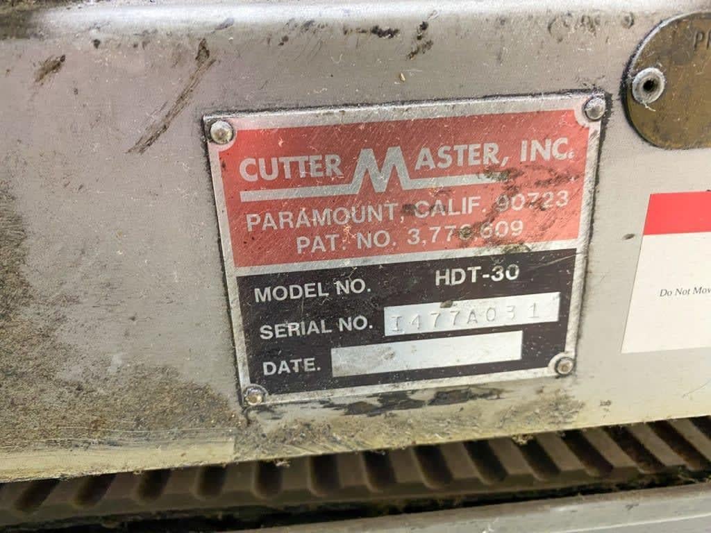 Cuttermaster #HDT-30 End Mill Sharpener W/ Carbide Wheel. Stock ...