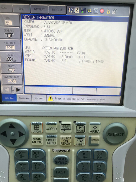 Yaskawa, Motoman DX100, control MH5 (2 Units Available) For Sale ...