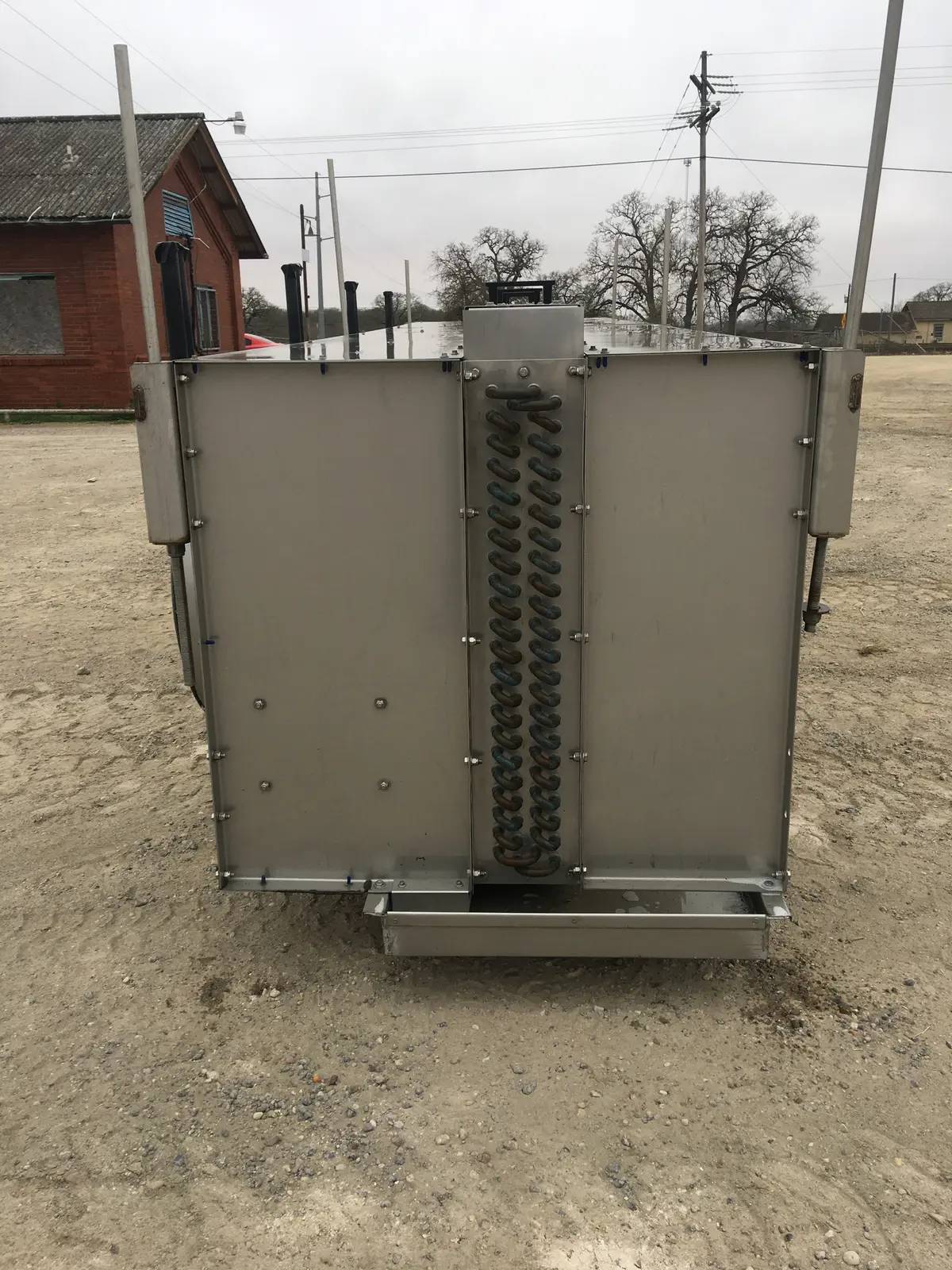 4 Fans, Evapco TFC4X-3744-075P, Ammonia/Freon Evaporator Coil- 8 TR ...