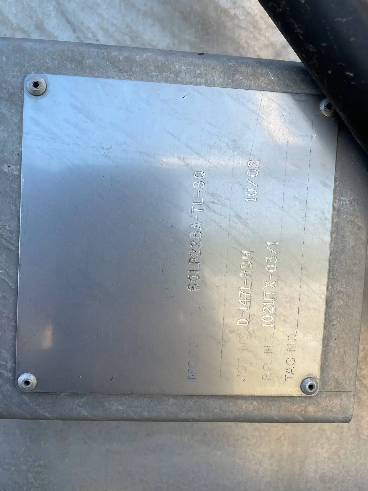 Imperial Industries Inc. #60-54-10-0x37-1, Sugar Silo Stainless Tank ...