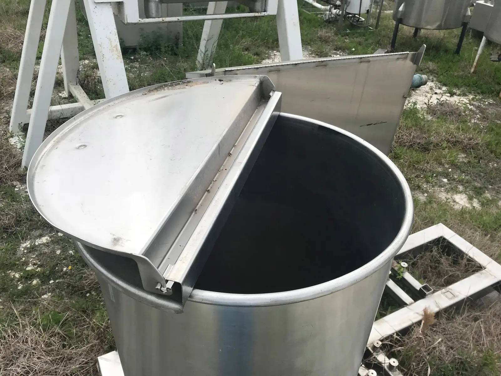 50 gallon Stainless Steel Single Shell Tank, 22" diameter x 33" H ...