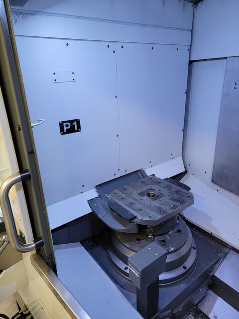 Haas #EC-400, pallet pool 4-Axis CNC horizontal machining center w/6 ...