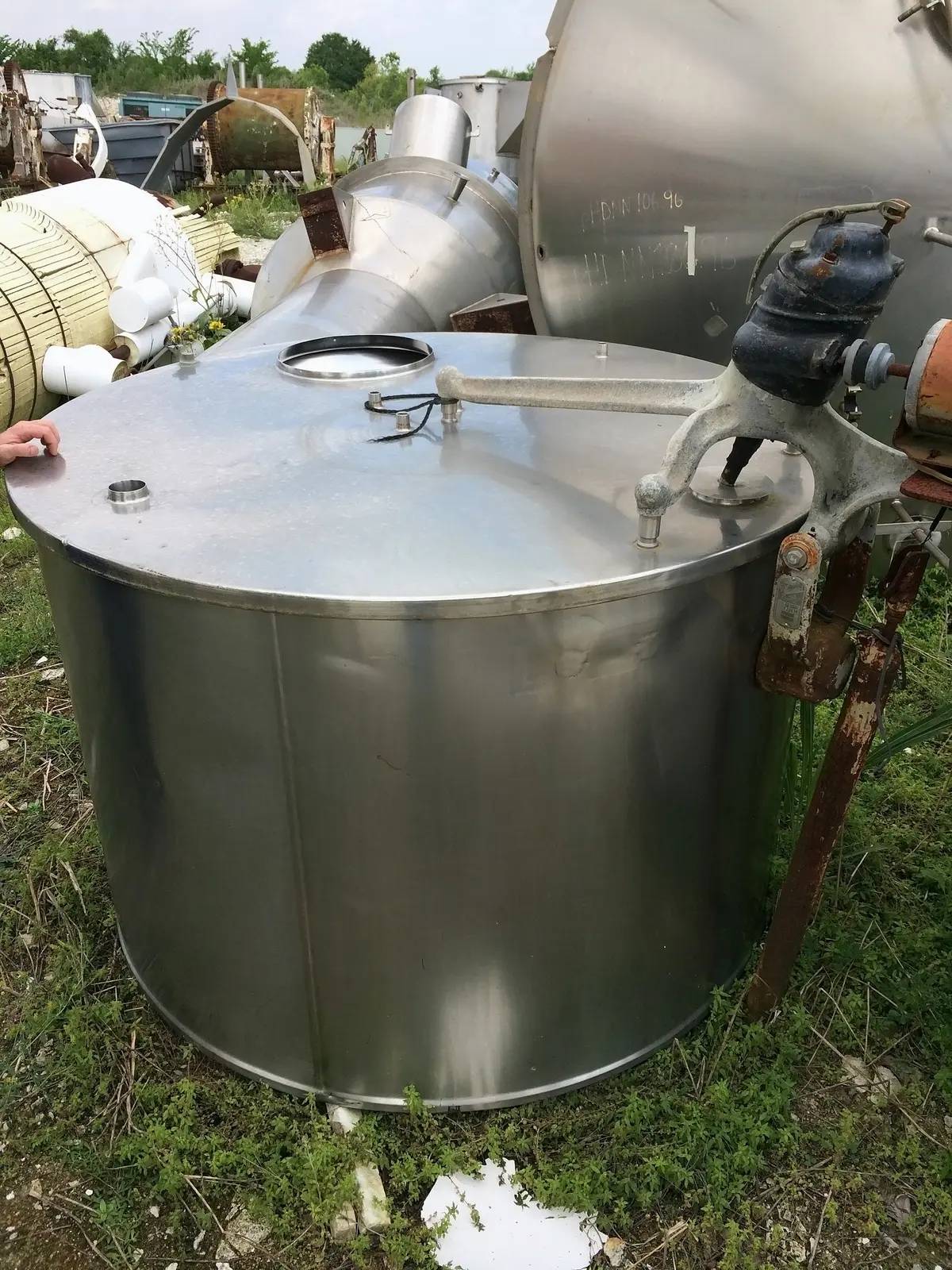 300 gallon Pfaudler #E78872, Stainless Steel Process Tank, 54" diameter ...