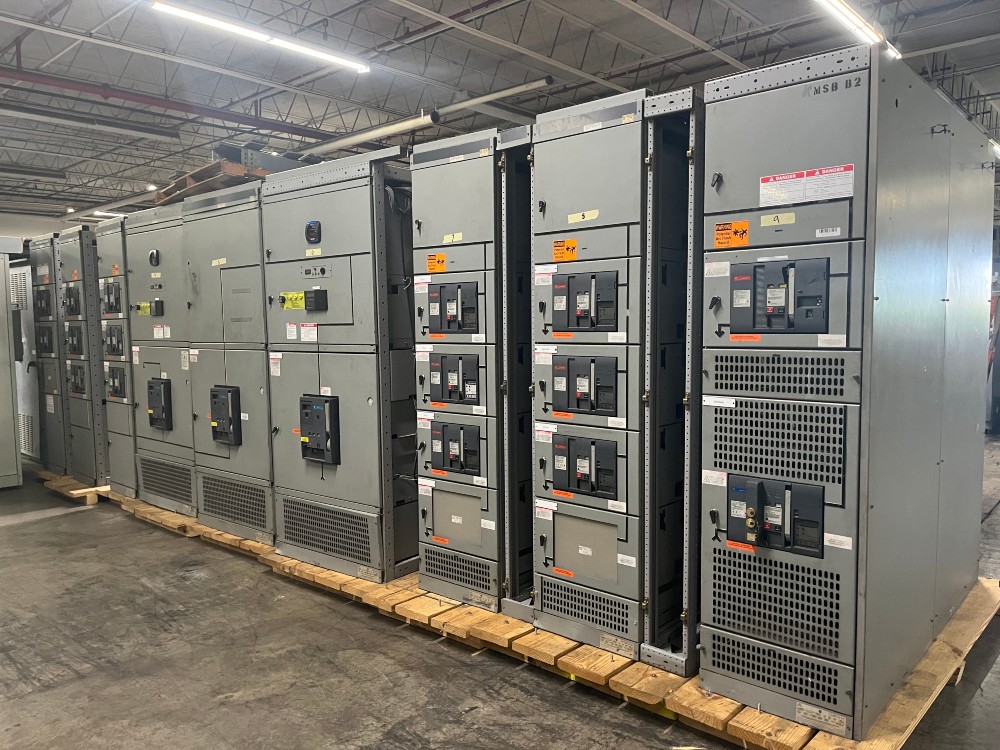 5000 Amps, General Electric, main tie main line up, SUSE rated, WavePro ...