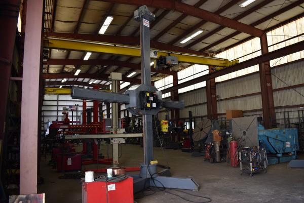 12' x 12' Preston-Eastin #MA1212HD, welding manipulator, free-standing ...