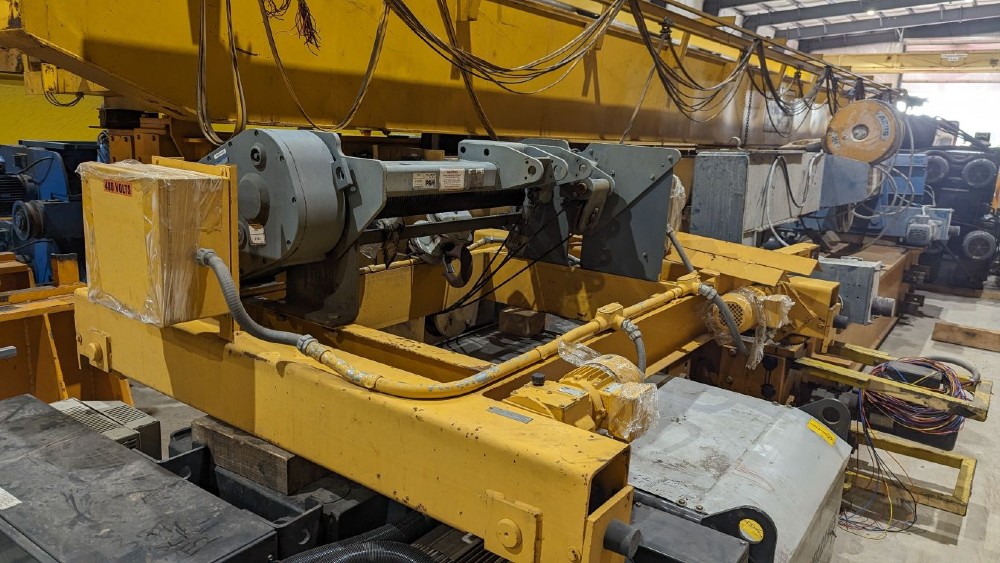 5 Ton, P & H, 47' 6" Span, 37' lift, class D, pendant, VFD all motions ...