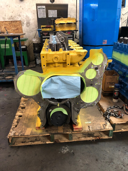 435 HP Caterpillar #3406E, remanufactured standard long block engine ...