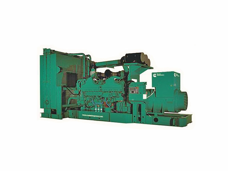 1750 KW Cummins #DQKAA, standby diesel generator,open, 277/480 Volts ...