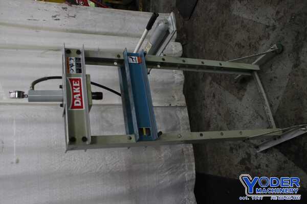 10 Ton, Dake, H-frame press, 5" stroke, 20" x 7" bed, 0"-30" open ...