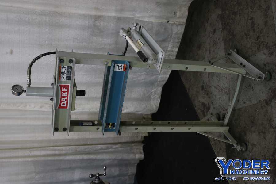 10 Ton, Dake, H-frame press, 5" stroke, 20" x 7" bed, 0"-30" open ...