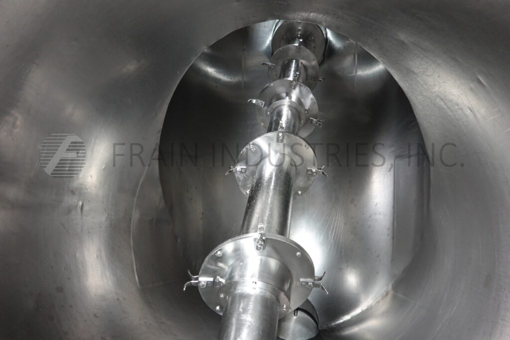 40 cu.ft. Patterson, 304 Stainless Steel twin shell mixer, 15 HP, bolt ...