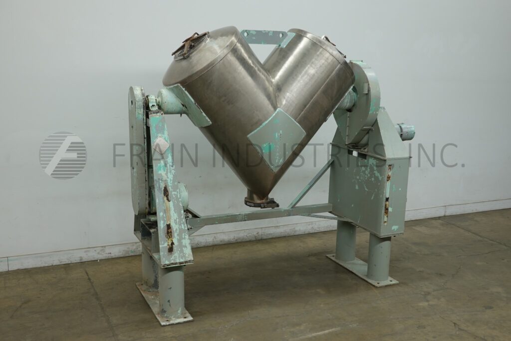 40 cu.ft. Patterson, 304 Stainless Steel twin shell mixer, 15 HP, bolt ...