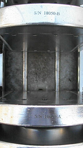 10" Sartorius, Plate & Frame Filter, 1" thick plate, (10) openings, 7 ...