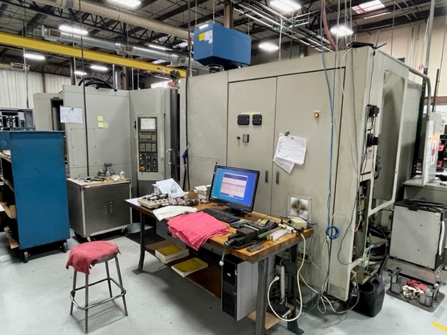 Kiwa #KNH-45G, CNC horizontal machining center, 120 automatic tool ...