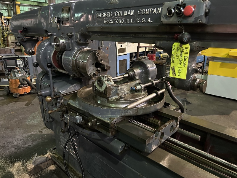 Barber-Colman #16-11, taper spline hobber, horizontal, 16" pitch ...