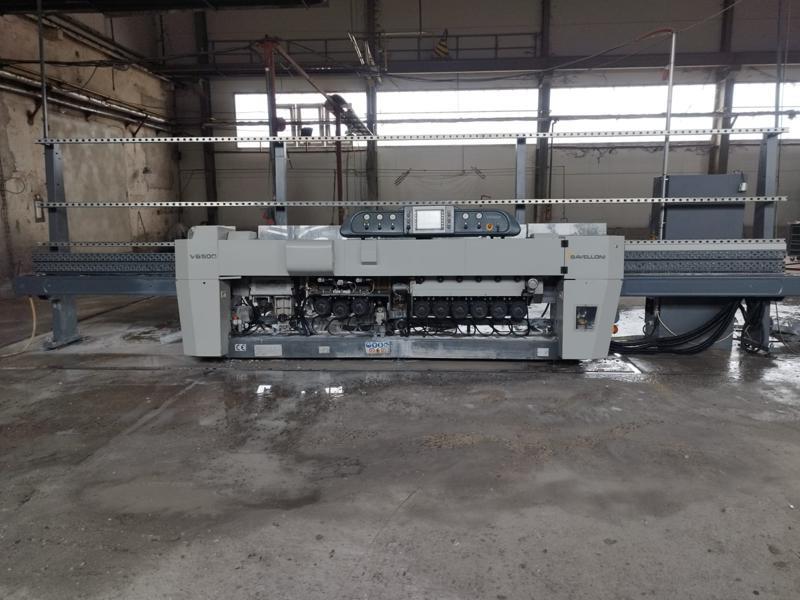 Bavelloni #VB-500-CNP, straight line vertical glass beveler, 2017 For ...