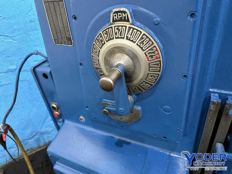 Kearney & Trecker #205SA, horizontal mill, 12" x50" table, 5 HP ...