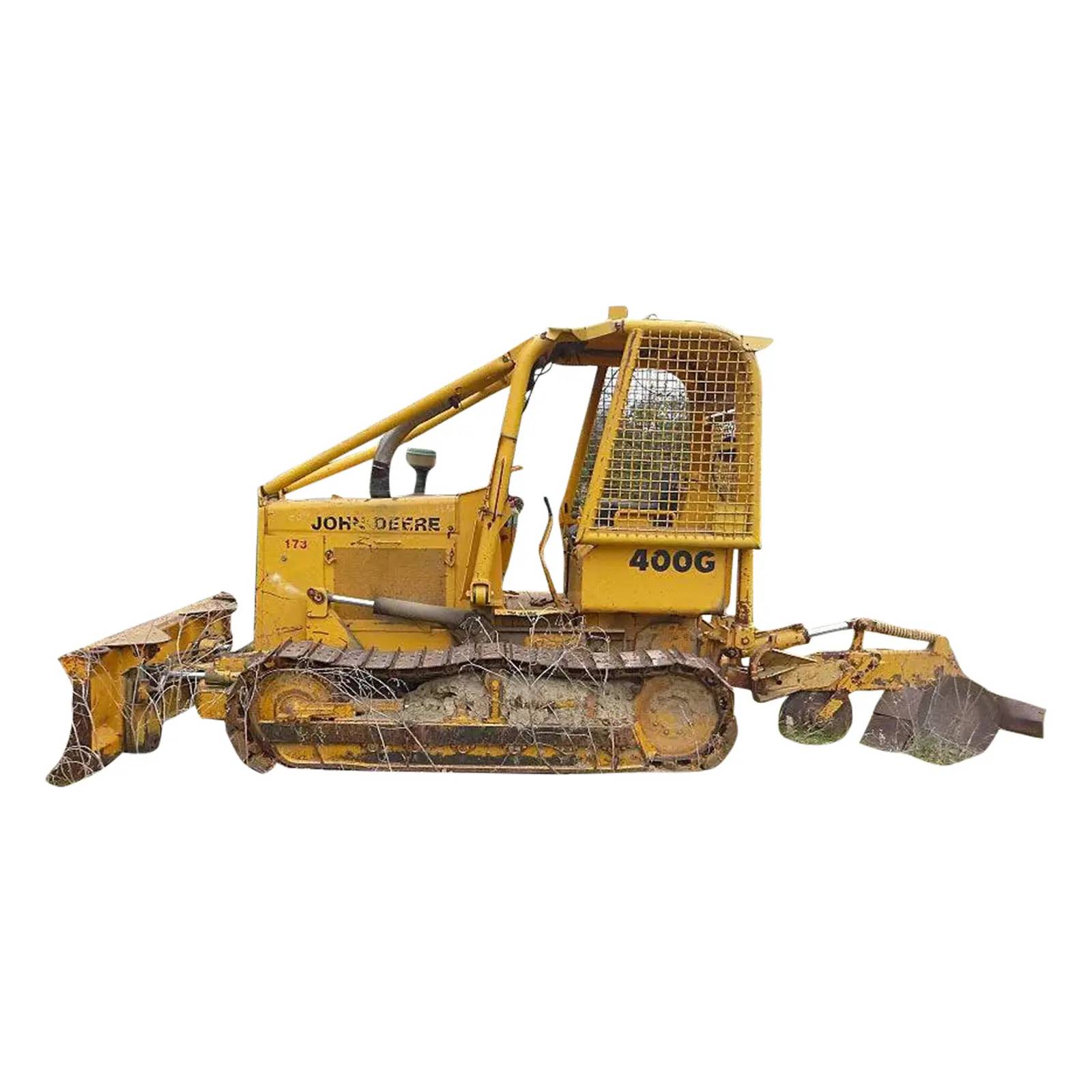 John Deere #400G, bulldozer, 6-way blade, 4 cylinder diesel engine ...