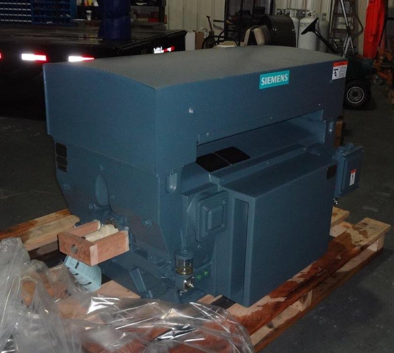 600 HP 3600 RPM Siemens, Frame 5010S, weather protected enclosure type ...