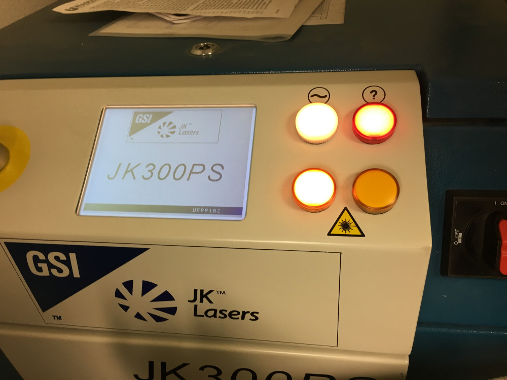 ILT #112975, Laser Welding Workstation, GSI JK300PS YAG Laser ...