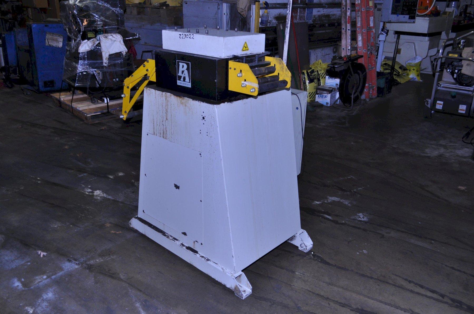 8" x .135" PA Industrial, straightener, 7 roll straightener, entry ...