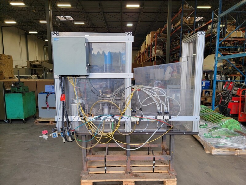 Multicyl, Pneumatic Aluminum Punching Machine, 23 mm stroke, 50" x 14.5 ...