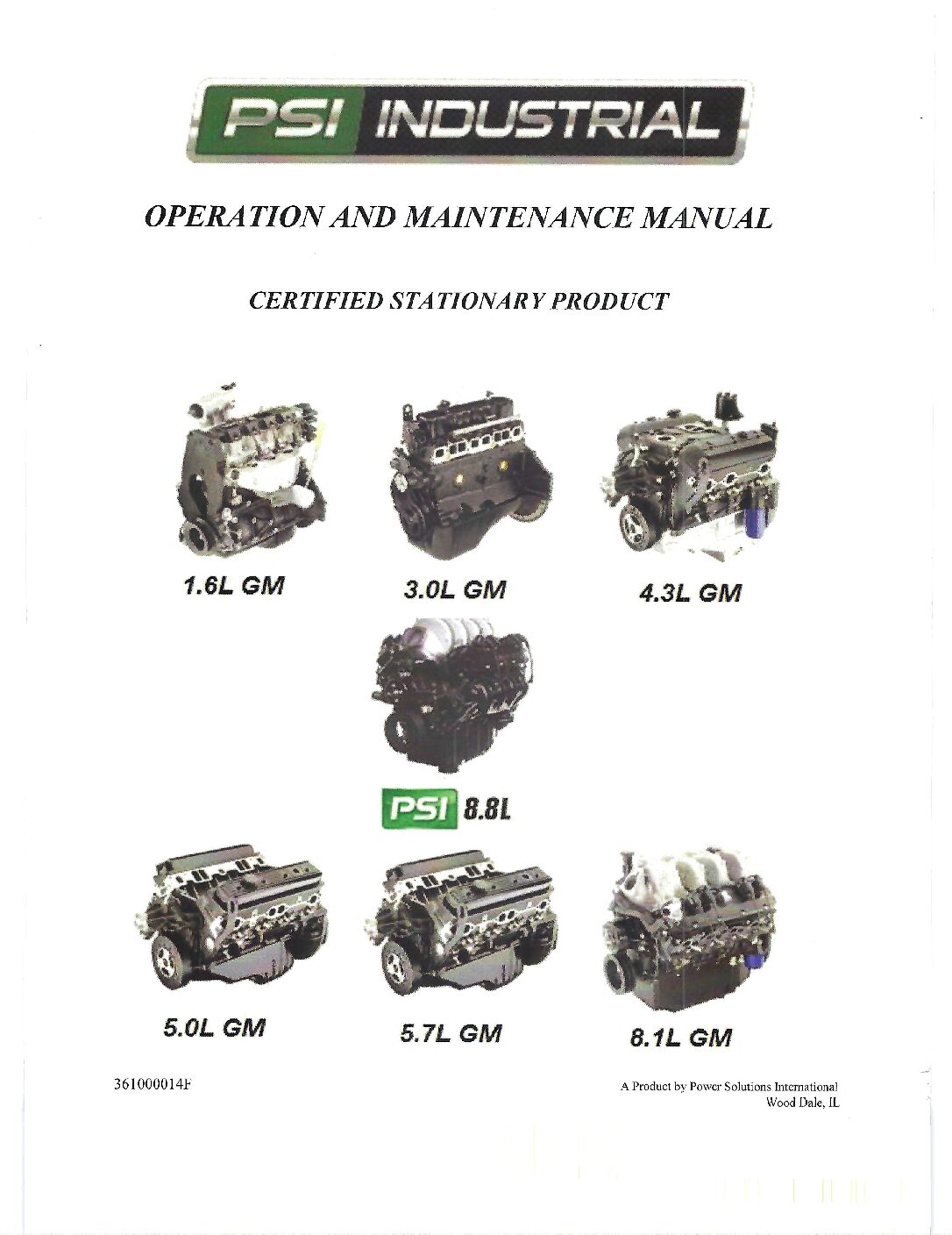 150 HP @ 3000 RPM, PSI, Natural gas / propane 5.7L V8 engine, 2017 For ...