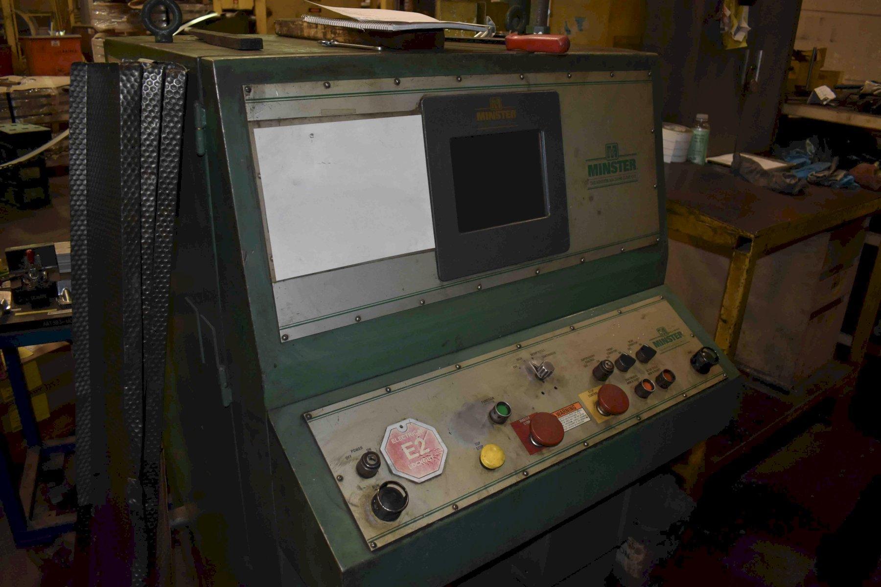 180 Ton, Minster #P2H-160G, high-speed straight side press, 7.87 ...