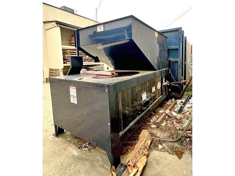 JV Manufacturing #CC-02, Stationary Compactor, 2 cu./yards, 40" x 58.5 ...