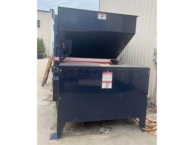JV Manufacturing #CC-02, Stationary Compactor, 2 cu./yards, 40" x 58.5 ...