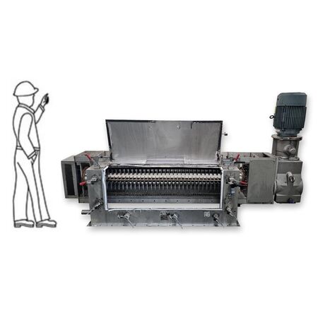 Stainless Steel Lump Breaker, 15 HP, 55 RPM For Sale | Surplus Record