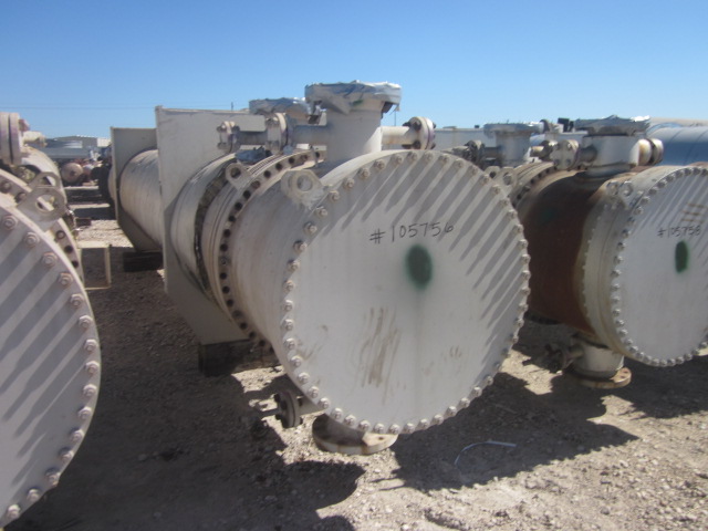 2832 sq.ft., 314 psi shell, 301 psi tube, Heat Exchanger, 450°F shell ...