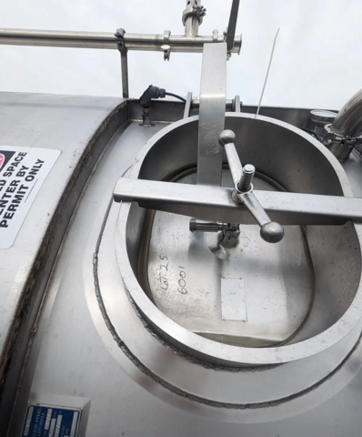 6600 gallon Santa Rosa, Stainless Steel jacketed storage tank, 96" dia ...