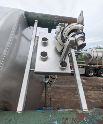 6600 gallon Santa Rosa, Stainless Steel jacketed storage tank, 96" dia ...