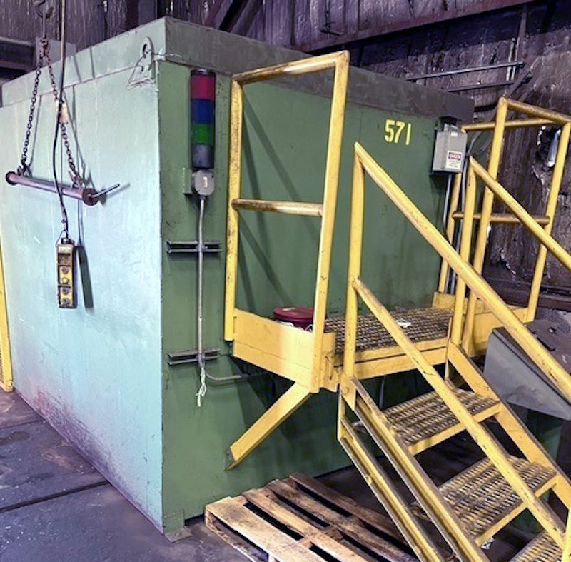 48" width x 48" H x 72" D Michigan, Drop Bottom Furnace, 1200°F, 10000 ...