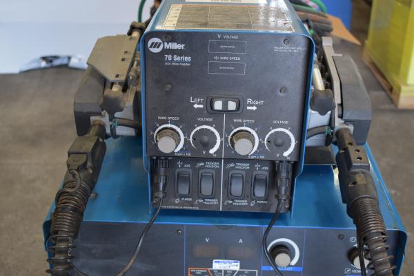 Miller #NT450, multi-process welder, 450 Amp., dual feeder For Sale ...