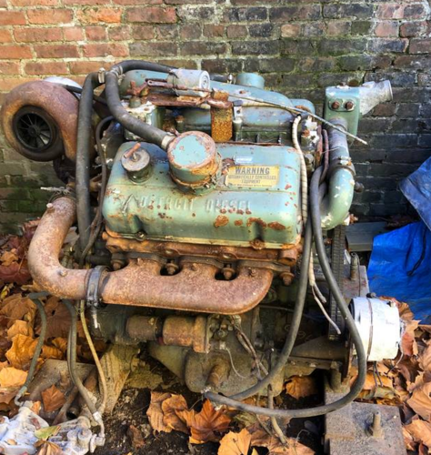 Detroit Diesel, 3 Stage Centrifugal Irrigation Water Pump w/Diesel ...