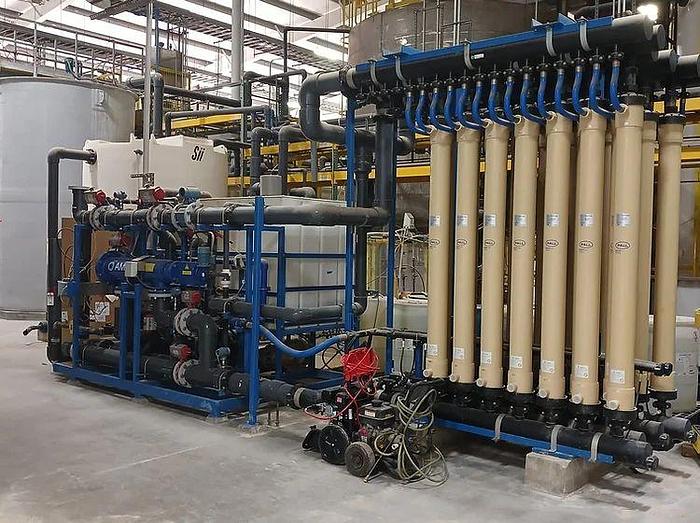 Pall Aria #AP4, water treatment system, air scrub, reverse filtration ...