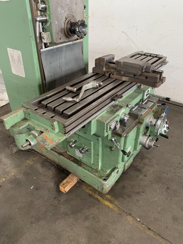 OKK #MH-3PII, horizontal mill, 15" x65" table, 45-1600 RPM, 50 taper ...